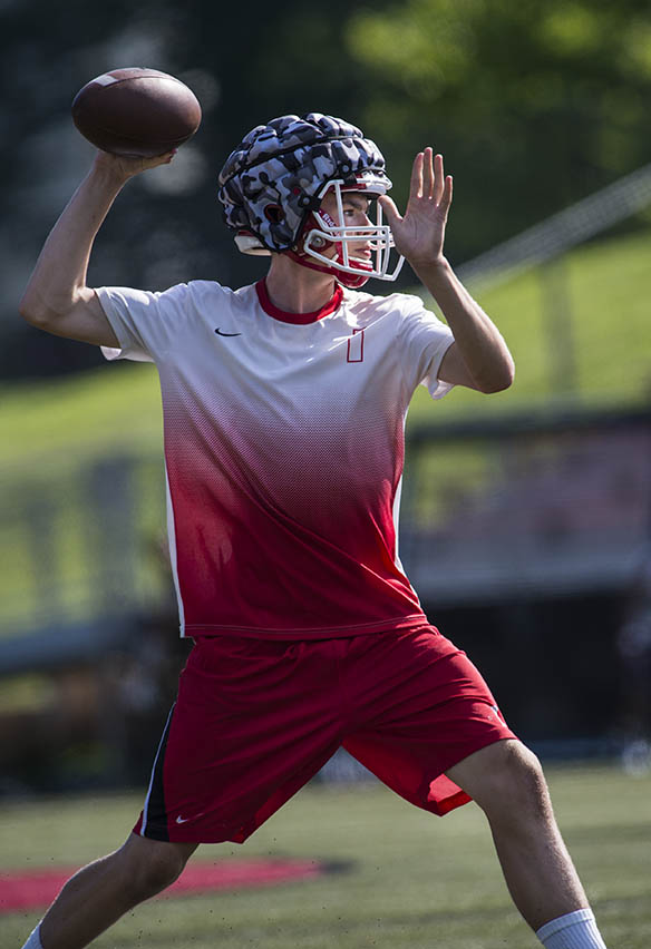 Football In July: New Canaan's Collins Working Hard As Quarterback ...